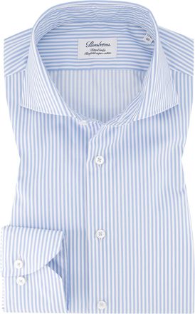 Stenströms Herren Hemd blau gestreift