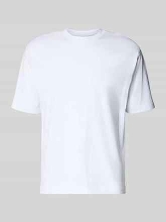 Mc Neal T-Shirt mit geripptem Rundhalsausschnitt