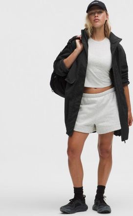 lululemon Always Effortless Long Jacket Evolve pour Femmes - Noir - Taille XL