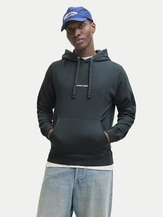 Jack & Jones Jack & Jones Sweatshirt Norrebro 12282861 Dunkelgr&uuml;n Relaxed Fit