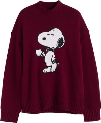 Chinti and Parker Pullover Tea Time Snoopy