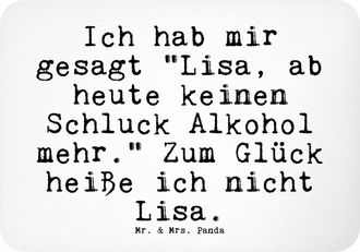 Mr. & Mrs. Panda Magnet Ich hab Mir gesagt... - Geschenk, Beste Freundin, Sprüche, Spruch Sprüche Weisheiten Zitate Lustig Weisheit Worte, Spruch