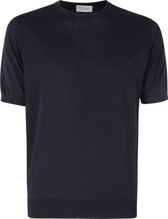 John Smedley Homme, Pulls, Bleu, Taille: XL Kempton Crew Neck Sweater