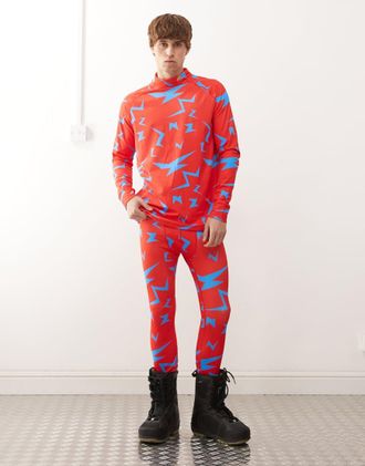 OOSC Pantalon premi&egrave;re couche pour homme - Rouge