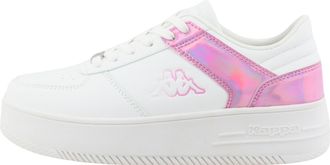Kappa Damen 95K0402002 Sneaker, White-Rose, 37 EU