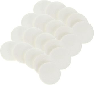 Healifty Aromapads 100 Stück Nachfüllpads Aus Baumwolle Für Ätherische Öle Aromatherapie Diffusor Pads Passend Für Halsketten Medaillons 0.9X0.9 Zoll