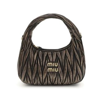 Miu Miu Wander Matelass&eacute; Mini Tote - - Bags - Damen - Braun - ONE SIZE