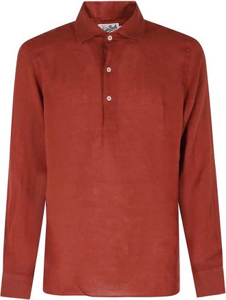 MC2 Saint Barth Homme, Chemises, Rouge, Taille: M Raphael Polo Long