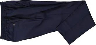 Boggi Milano Herren Hosen blau Wolle