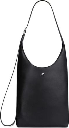 Courr&egrave;ges Femme, Sacs, Noir, Taille: ONE Size Large Melt Leather Tote
