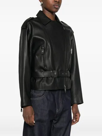 Emporio Armani Goat Skin Jacket - Black