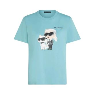 Karl Lagerfeld T-Shirts - - Tops - Damen - Blau - S
