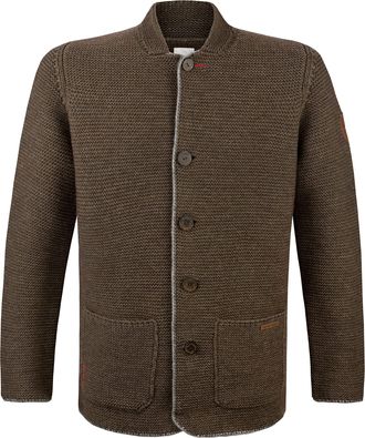 Stockerpoint Herren Jacke Pablo Strickjacke, Tobacco, 56