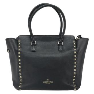Valentino Pre-owned Rockstud Tote - - Pre-owned - Damen - Schwarzk - ONE SIZE