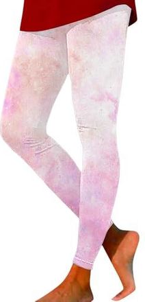 Generic Pantalon de jogging Galaxy pour femme - Imprim&eacute; - Opaque - Pantalon de sport stretch - Taille haute - Doux et confortable - Legging de sport - Yoga - 