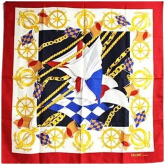 Celine Foulard Vintage Pre-owned - Femme - Pre-owned - Multicolore - Taille: ONE Size