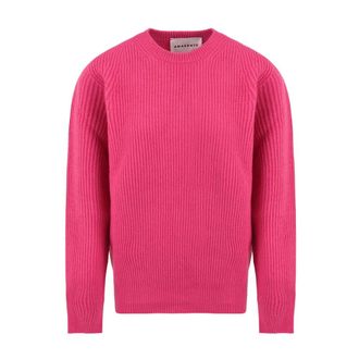 Amaranto Rippstrickpullover - - Knitwear - Herren - Rosa - M