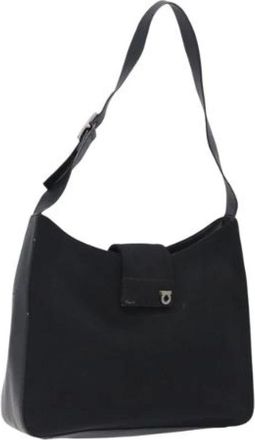 Ferragamo Pre-owned Nylon sacs-main - Femme - Pre-owned - Noir - Taille: ONE Size