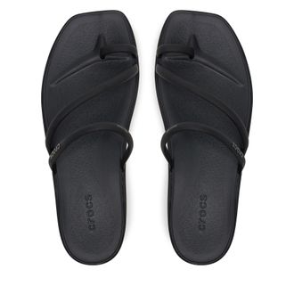 Crocs Zehentrenner Crocs Miami Toe Loop Sandal 209862 Schwarz