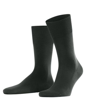 Falke Herren Socken ClimaWool M So Wolle Lyocell einfarbig 1 Paar, Grün Forest 7474, 45-46