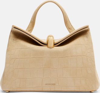 Jacquemus Henkeltasche Val&eacute;rie Small aus Veloursleder