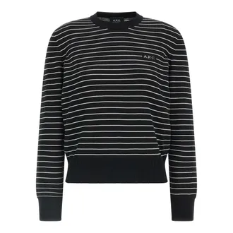 A.P.C. A.p.c., Femme, Pulls, Noir, Taille: 36 FR Sima Knit