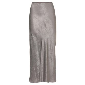 Maison Margiela Femme, Jupes, Gris, Taille: 36 FR Jupe midi en satin