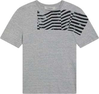 Golden Goose Homme, Tops, Gris, Taille: XL T-shirt Graphique
