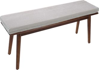 Generic Bankkissen f&uuml;r den Innenbereich, 80 x 40 x 5 cm, Ersatzkissen f&uuml;r Banksitzpolster aus Cord, 5 cm Dicke Stuhlpolster, rutschfest, abnehmbar, f&uuml;r Garten