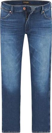 Wrangler Herren Jeans blau Baumwoll-Stretch