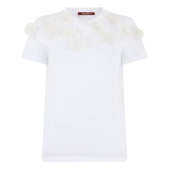 Max Mara Femme, Tops, Blanc, Taille: 38 FR T-Chemises
