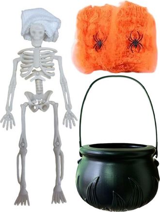 Generic Hexenkocher Im freien, Geisterhausdekoration F&uuml;r Halloween, Einfach Montierbarer Hexenkessel F&uuml;r Hausfrauen Eventplaner Schulaktivit&auml;ten Spukhaus Foto