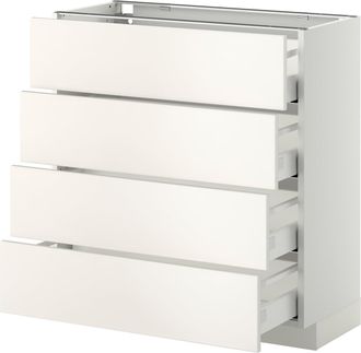IKEA METOD Unterschr., 4 Fronten/4 Schubladen