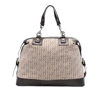 Celine Sac &agrave; main en toile imprim&eacute;e Pre-owned - Femme - Pre-owned - Beige - Taille: ONE Size