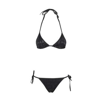 Balmain Femme, Maillots de bain, Noir, Taille: 46 FR B Triangle Bikini