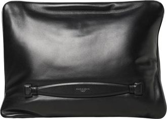 Dolce & Gabbana Homme, Sacs, Noir, Taille: ONE Size Pochette Minimaliste en Cuir