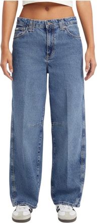 Guess Femme, Jeans, Bleu, Taille: W28 Barrel Jeans