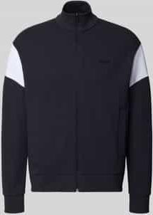 HUGO BOSS Regular Fit Sweatjacke aus Baumwoll-Mix Modell SW_Union Skaz