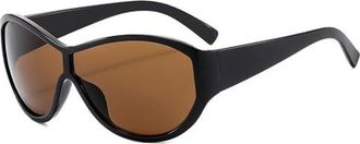 Generic Lunettes De Soleil Dext&eacute;rieur &Agrave; Monture Large For Hommes, For Les Vacances, D&eacute;placements Quotidiens, Le Sport Et Femmes(Brown)