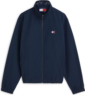 Tommy Hilfiger Blouson aus recyceltem Material mit Logo-Aufn&auml;her in