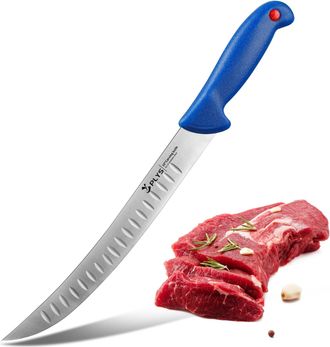 Plys Fleischmesser, Antirutschgriff kochmesser profi messer, Scharfes Metzgermesser Geeignet für Küche, Outdoor, Grill, Fleisch