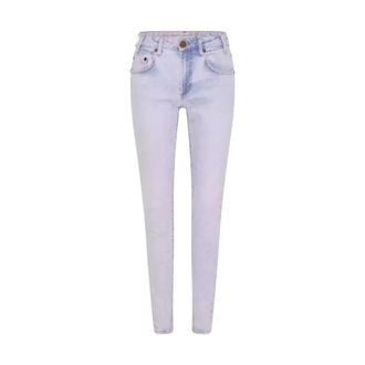 One Teaspoon Lederhose mit Paspelierung - - Jeans - Damen - Blau - W29