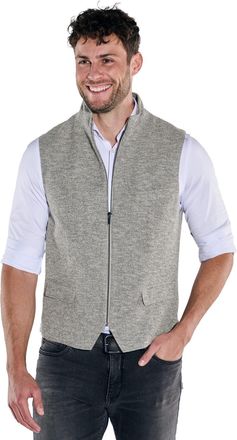 Emilio Adani Herren Herren Sakko-Weste Slim fit, Beige, 39138, Beige in Gr&ouml;&szlig;e 48