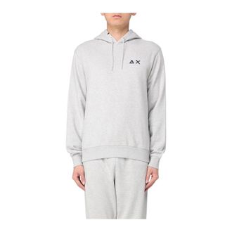 Sun 68 Homme, Sweatshirts et sweats à capuche, Gris, Taille: M Sweat à Capuche en Tricot