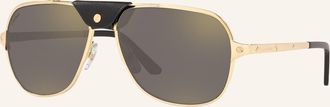 Cartier Sonnenbrille ct0165s gold