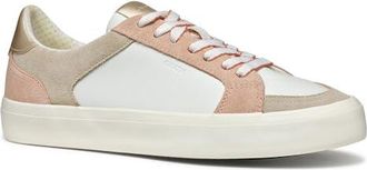 Geox Femme D EMMELENY E Basket, Nude/White, 39 EU