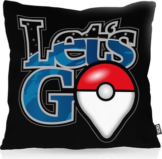 Void Watches Lets Go Mosterball Kissenbezug Kissenh&uuml;lle Outdoor Indoor Monster Spiel online, Kissen Gr&ouml;&szlig;e:50 x 50 cm