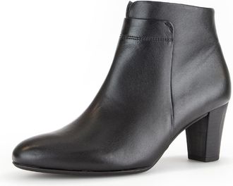 Gabor Damen Ankle Boots | Frauen Stiefeletten | Moderate Mehrweite (G) | reißverschluss | Bootee | Booties | schwarz (Mel.) | 38.5 EU - 5.5 UK