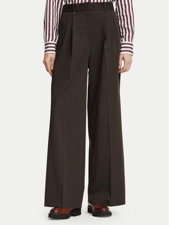 Tommy Hilfiger Stoffhose Blend WW0WW51898 Braun Wide Leg