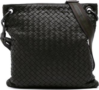 Bottega Veneta Hobo Bags - Nappa Intrecciato Crossbody - Gr. unisize - in Grün - für Damen